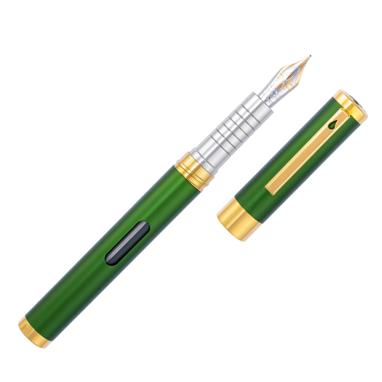 Diplomat Nexus Fountain Pen Green/Gold 14K Nib