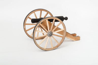 Decorative One Third Scale Wooden Cannon – Handcrafted Rustic ...