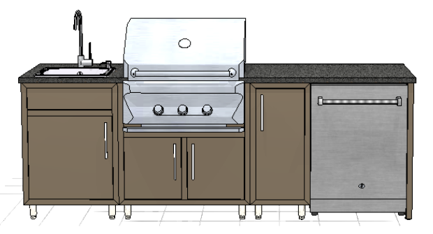 Challenger Designs Outdoor Kitchen Concept - INSPO1955