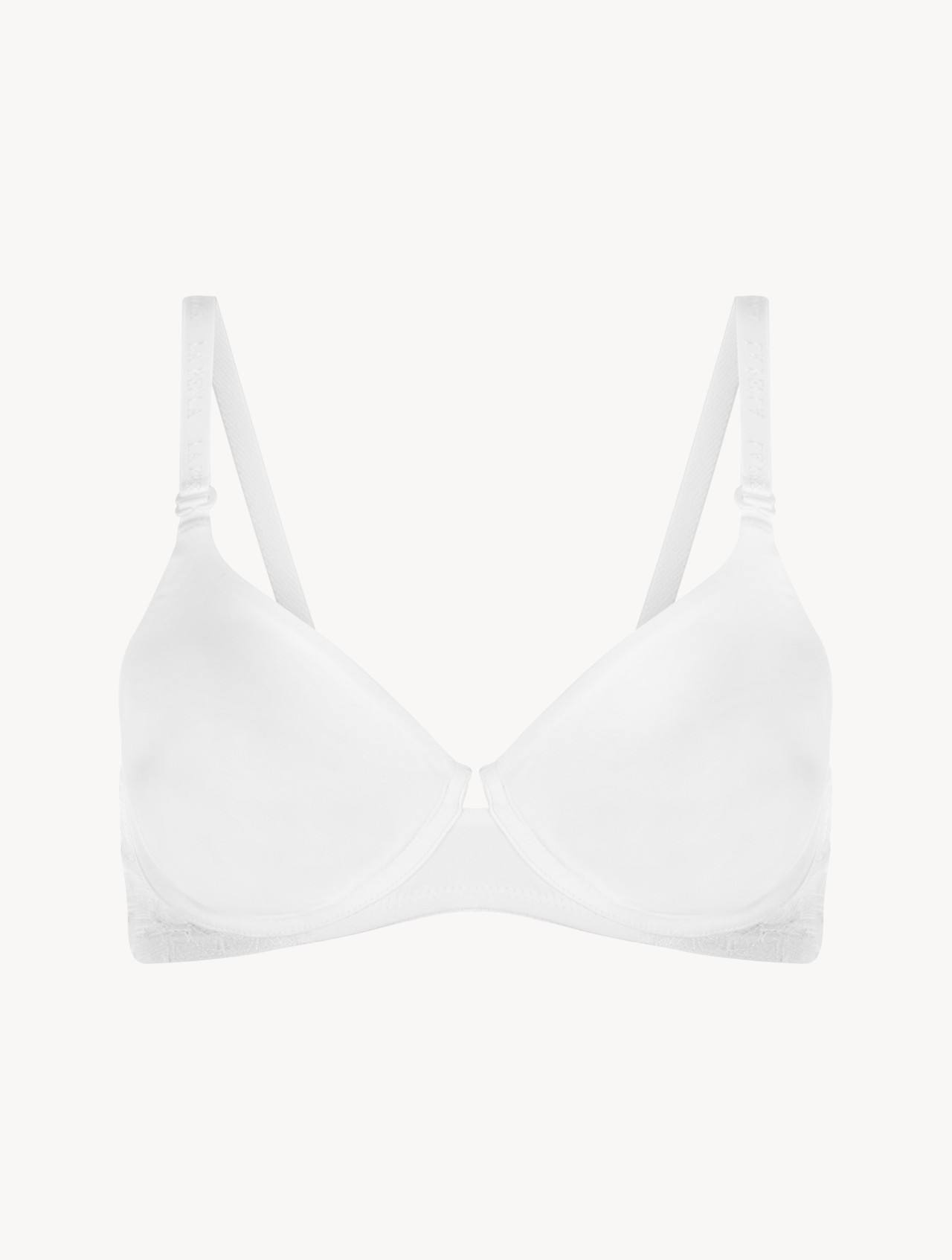 Luxury Lace Underwired Bra in White | La Perla