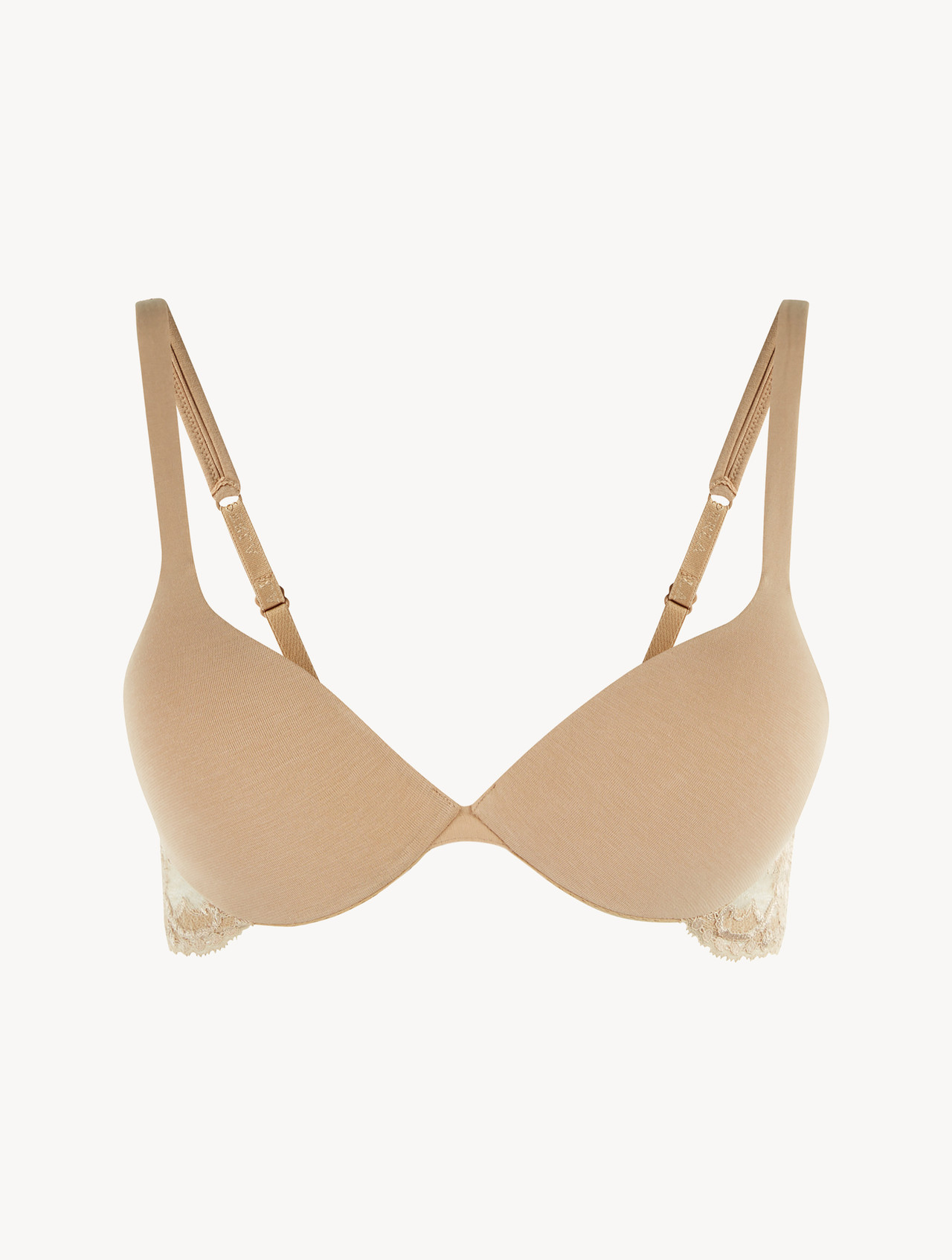 Luxury Lace Triangle Bra in White | La Perla