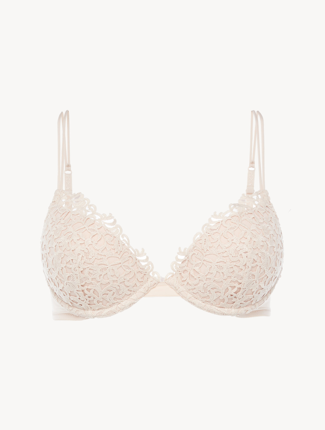 Luxury Lace Balconette Bra in Dark Blue | La Perla