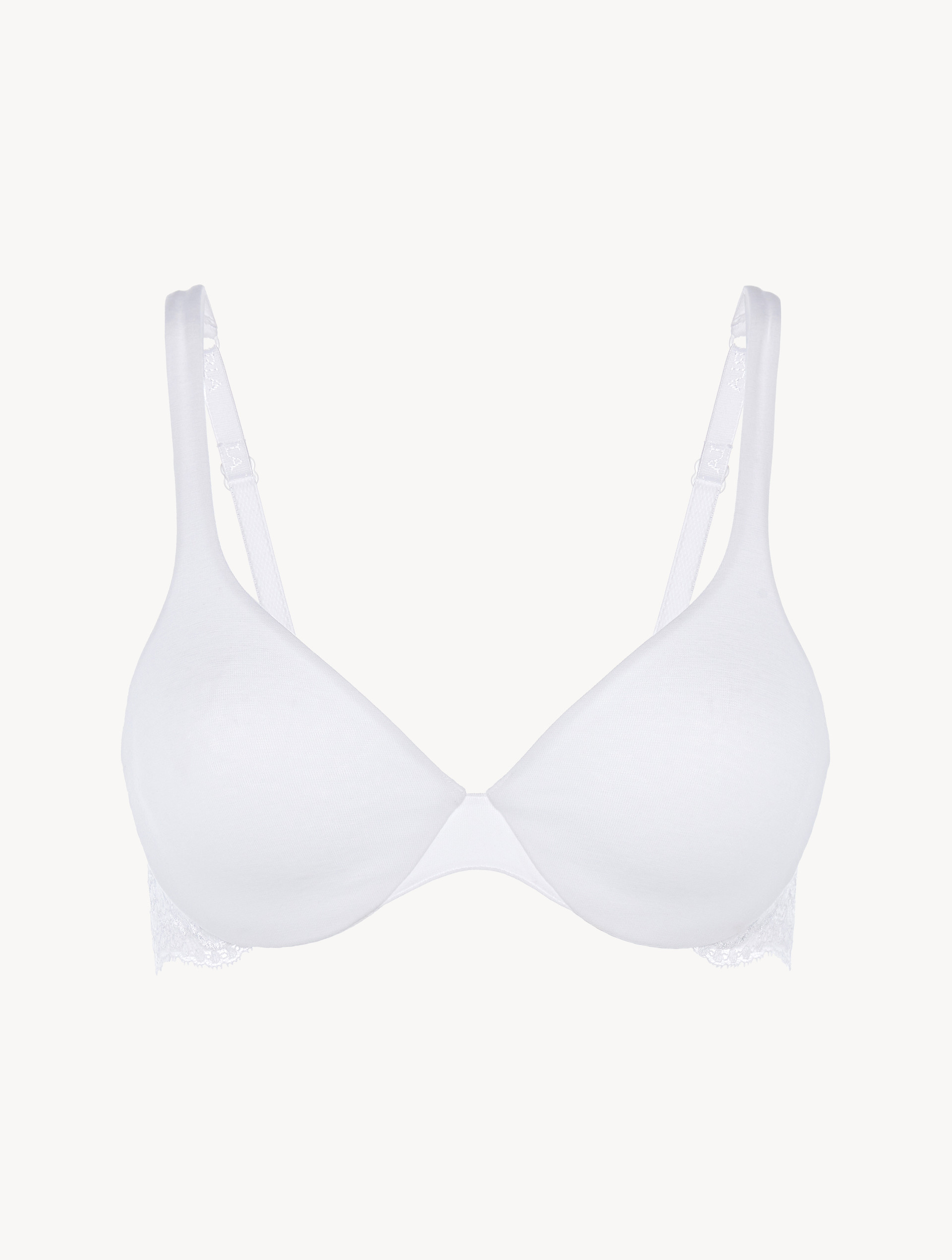 Luxury Cotton Push-Up Bra in White | La Perla