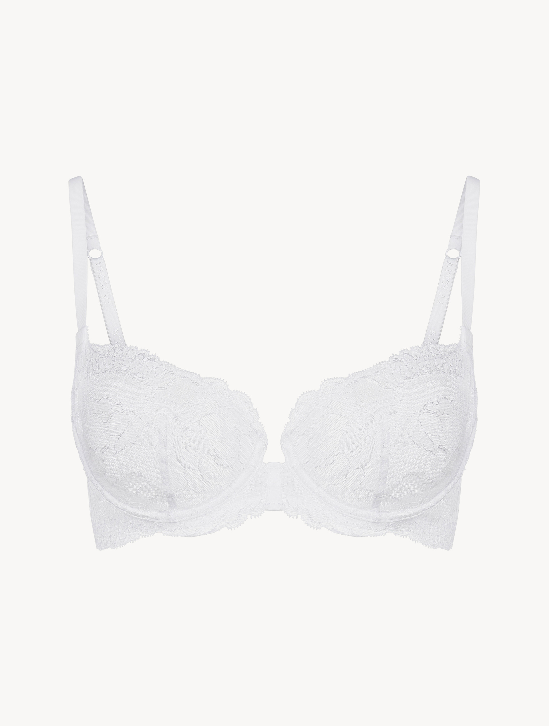 Luxury Lace Underwired Bra in White | La Perla