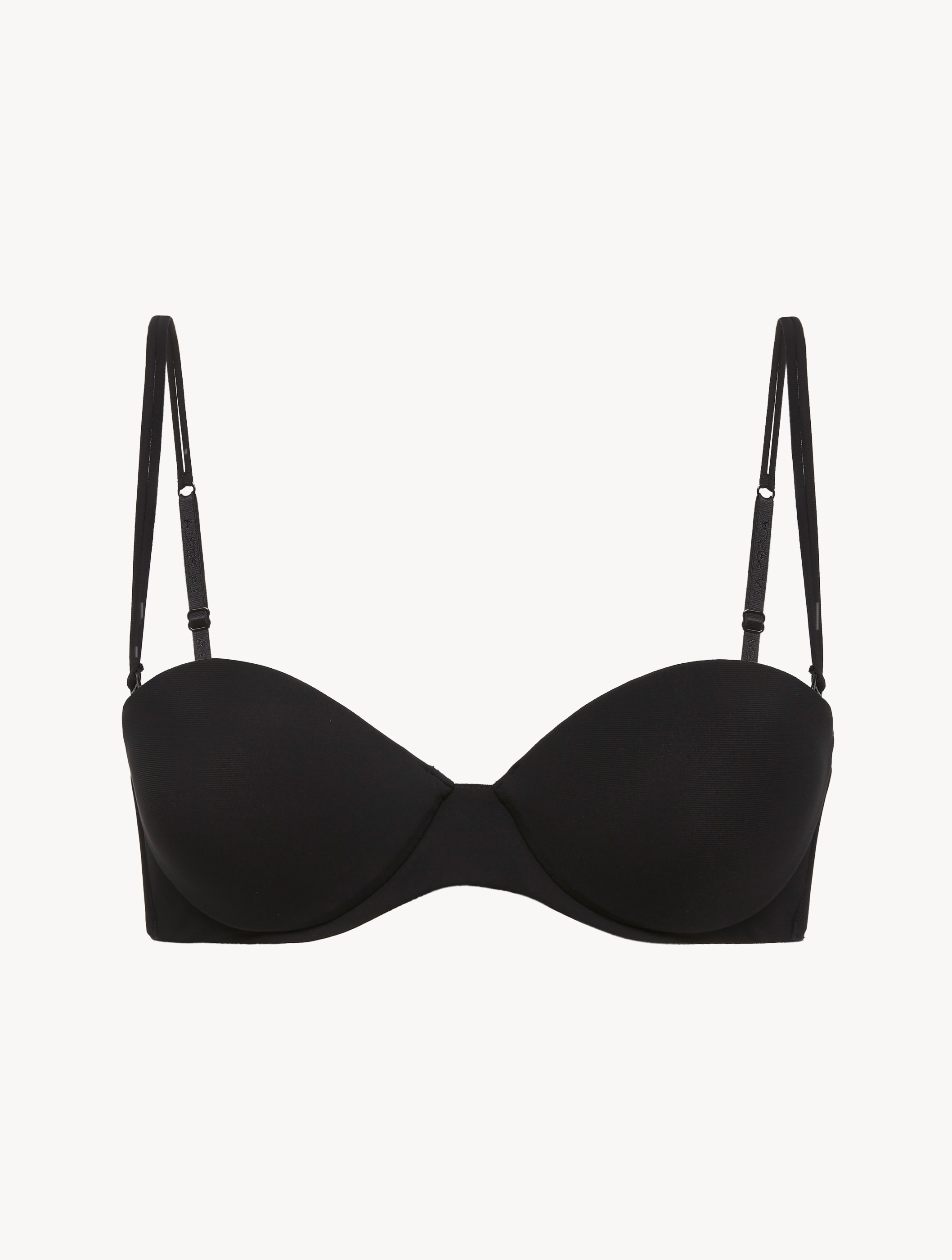 Luxury Lace Bandeau Bra in Black | La Perla
