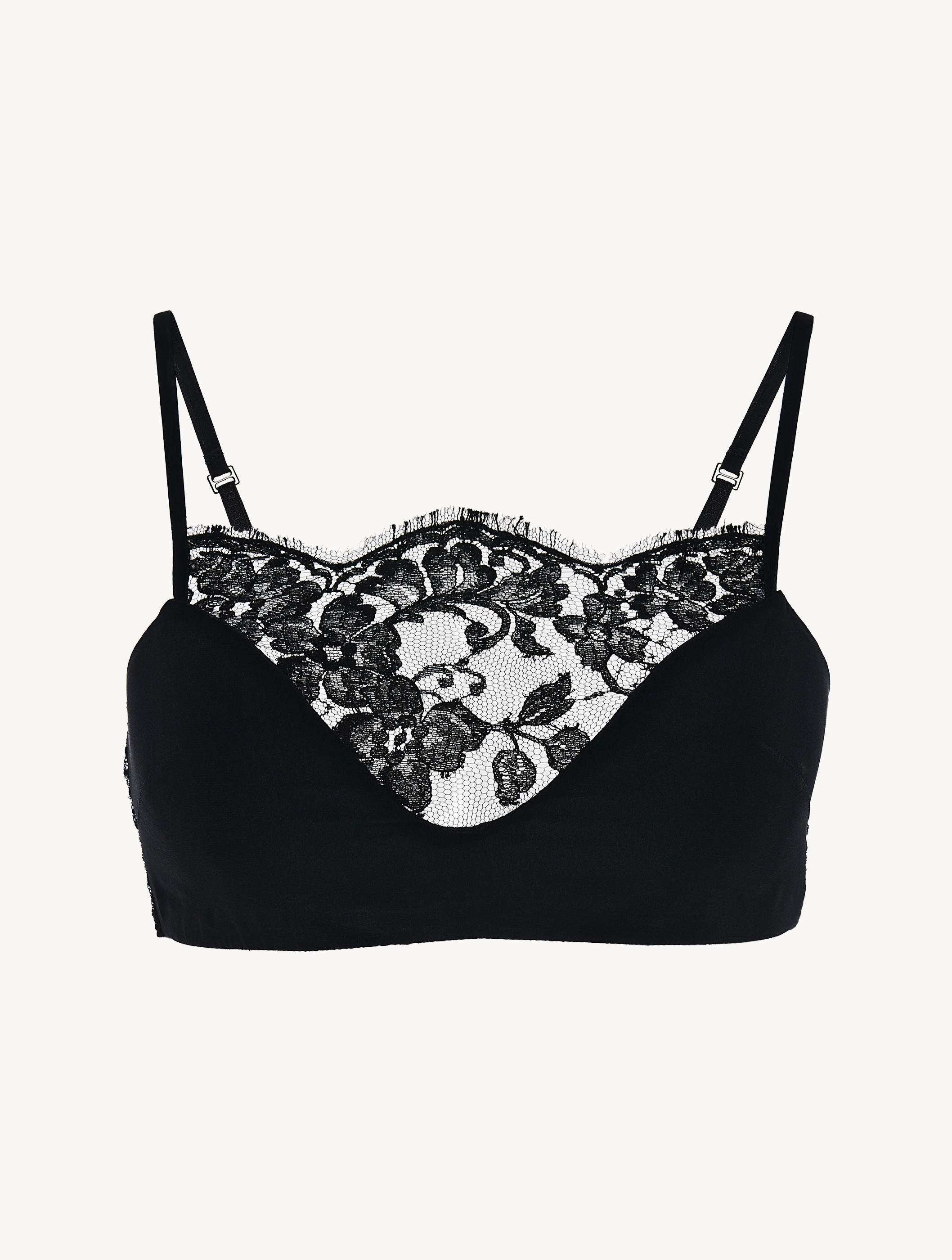 Luxury Lace Balconette Bra in White | La Perla