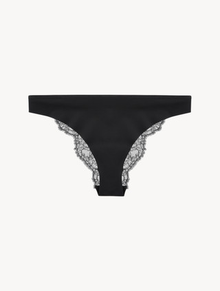 Brazilian Brief in Black lace