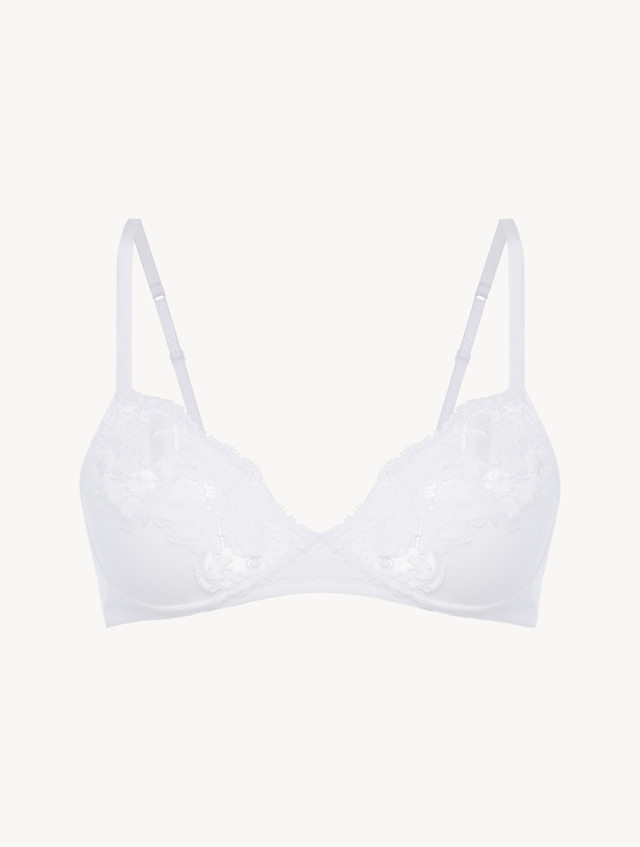 Luxury Lace Triangle Bra in Black | La Perla
