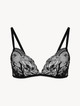 Luxury Lace Triangle Bra in Black | La Perla