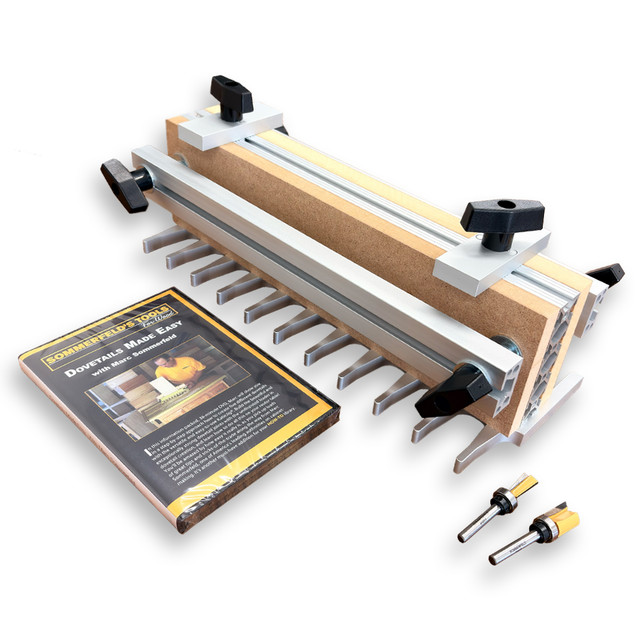 Sommerfeld's Dovetail Jig Cut dovetails on your Router Table or work ...