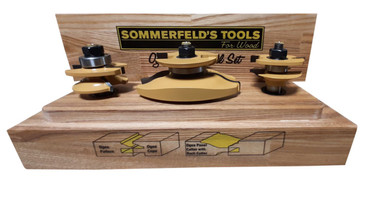 3-Pc Ogee Raised Panel Set - Sommerfeld Tools