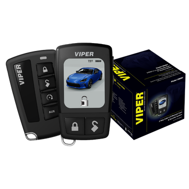 4908V Viper 4 Button 2-way, LCD Remote Start ,Lock, Unlock, Basic ...