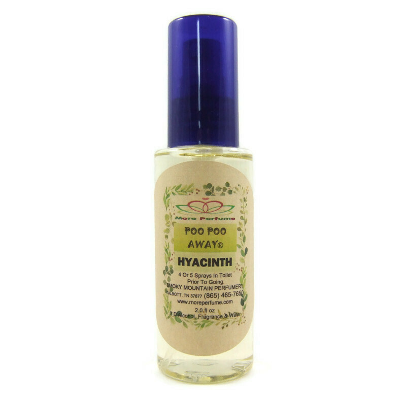 Hyacinth Poo Poo Away® Toilet Spray - More Perfume