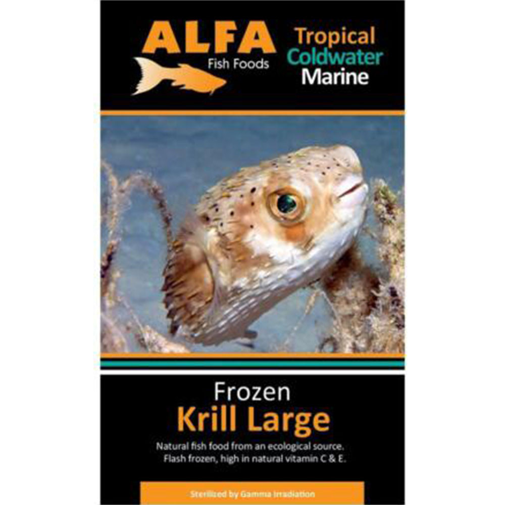 ALFA Frozen Krill Large Fish Food 100g Blister Pack