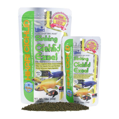 Hikari Sinking Cichlid Excel Mini 100g Fish Food
