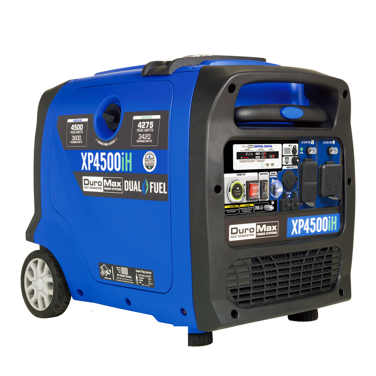 DuroMax XP4500iH | 3600W Dual Fuel Portable Inverter Generator | Free ...