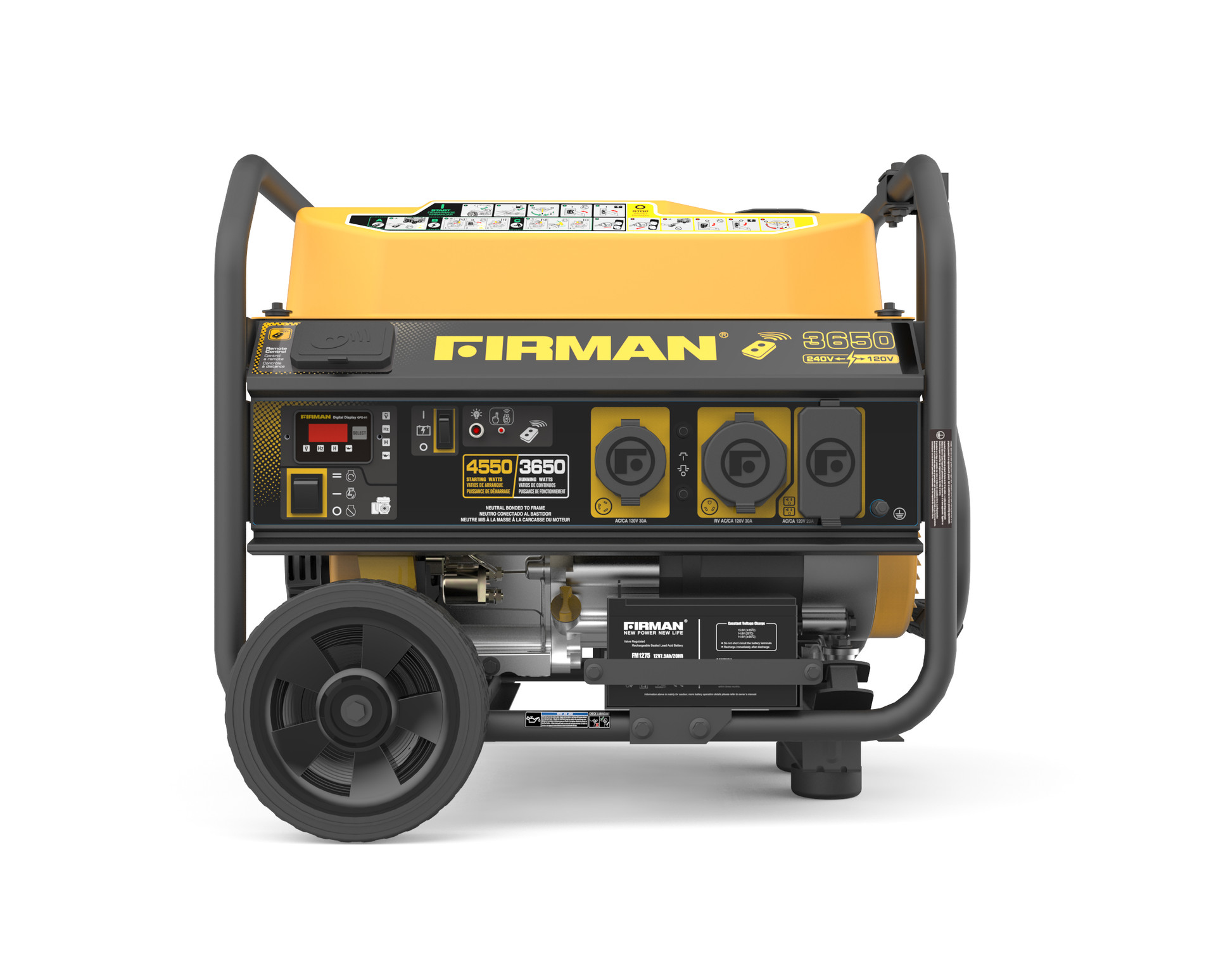 Firman P03608 | 3650W Remote Start Portable Generator | Free Shipping