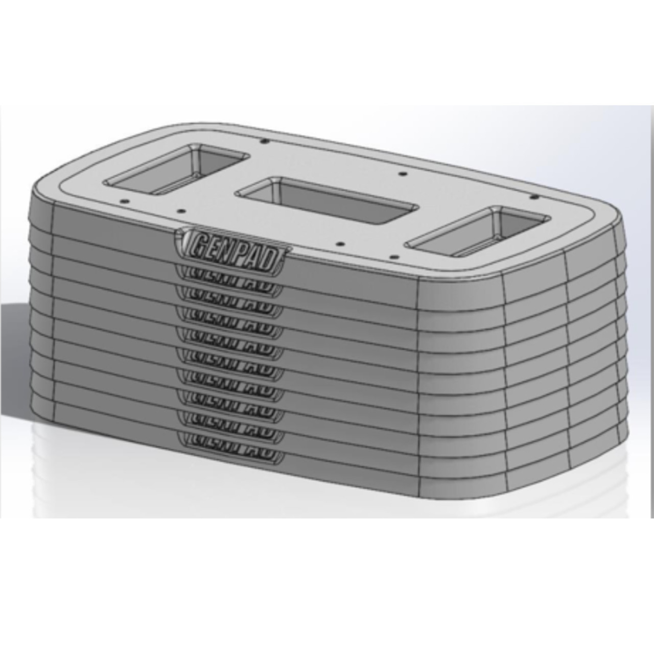 Generac A0003322319 | 3" Composite GenPad | Free Shipping