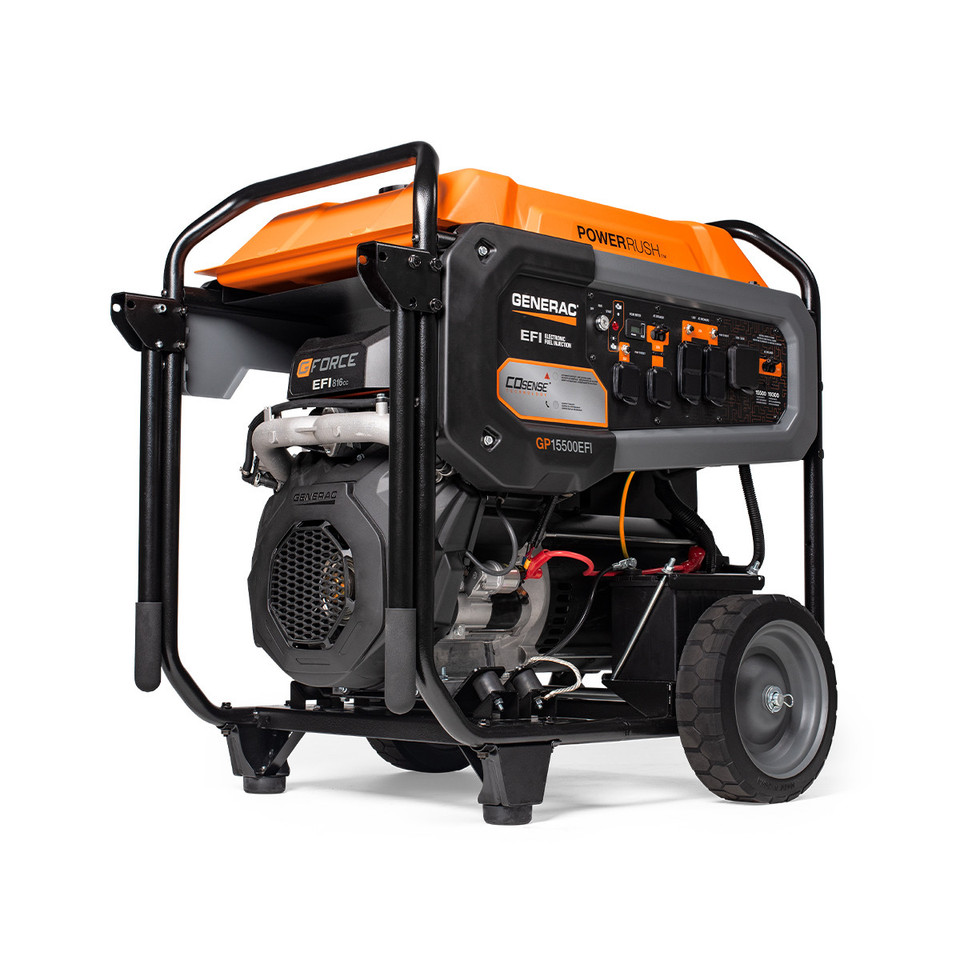 Generac 7705 | GP15500EFI 15500W Electric Start Portable Generator ...