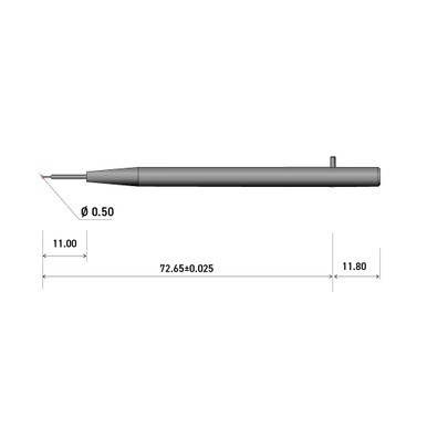 100mm 0.5mm Dia Ball 11mm Reach Talymin 5 Stylus - AMETEK - India