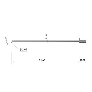 152.35mm 2.0mm DIA BALL TALYMIN 5 STYLUS - AMETEK - India