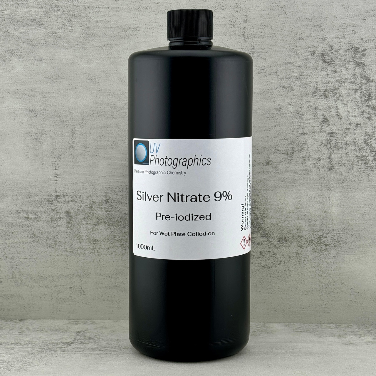 Premixed silver bath for wet plate
