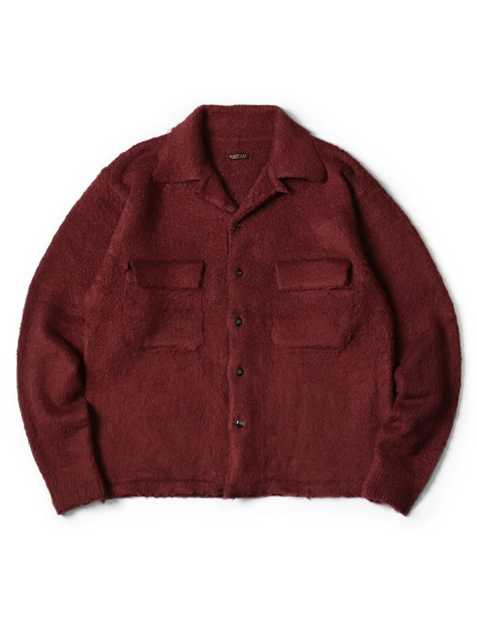 KAPITAL Knit Sweater 7G Shaggy Knit Board Shirt KAPITAL Knit Sweater 7G Shaggy Knit Board Shirt