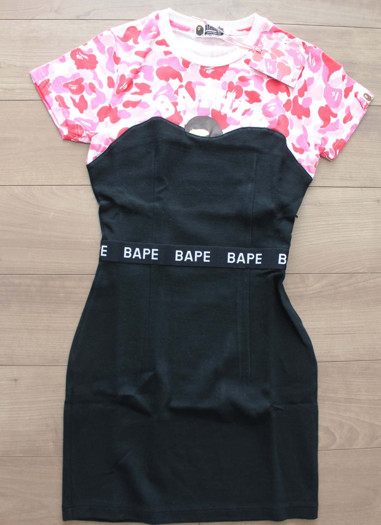 BAPE Ladies ABC COLLEGE BUSTIER ONEPIECE - Fashionship