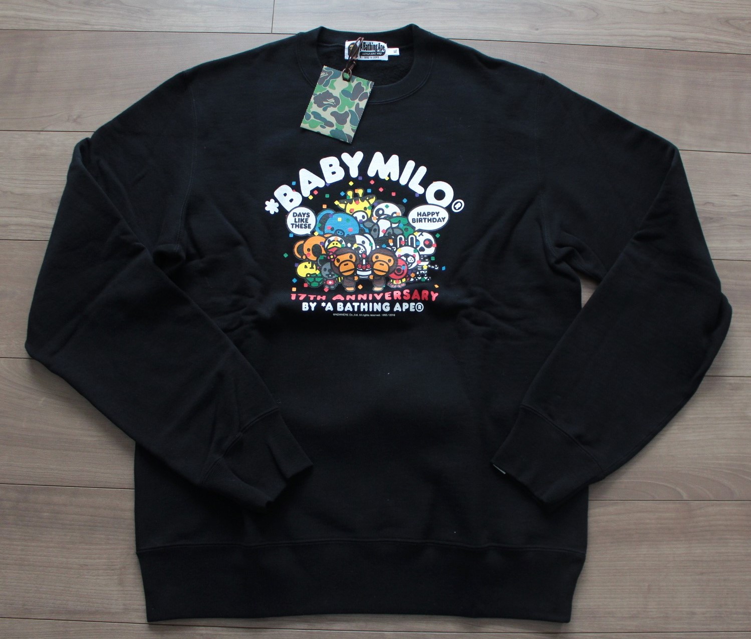 BAPE MILO 17TH ANNIV CREWNECK 1C20-113-007 - Fashionship