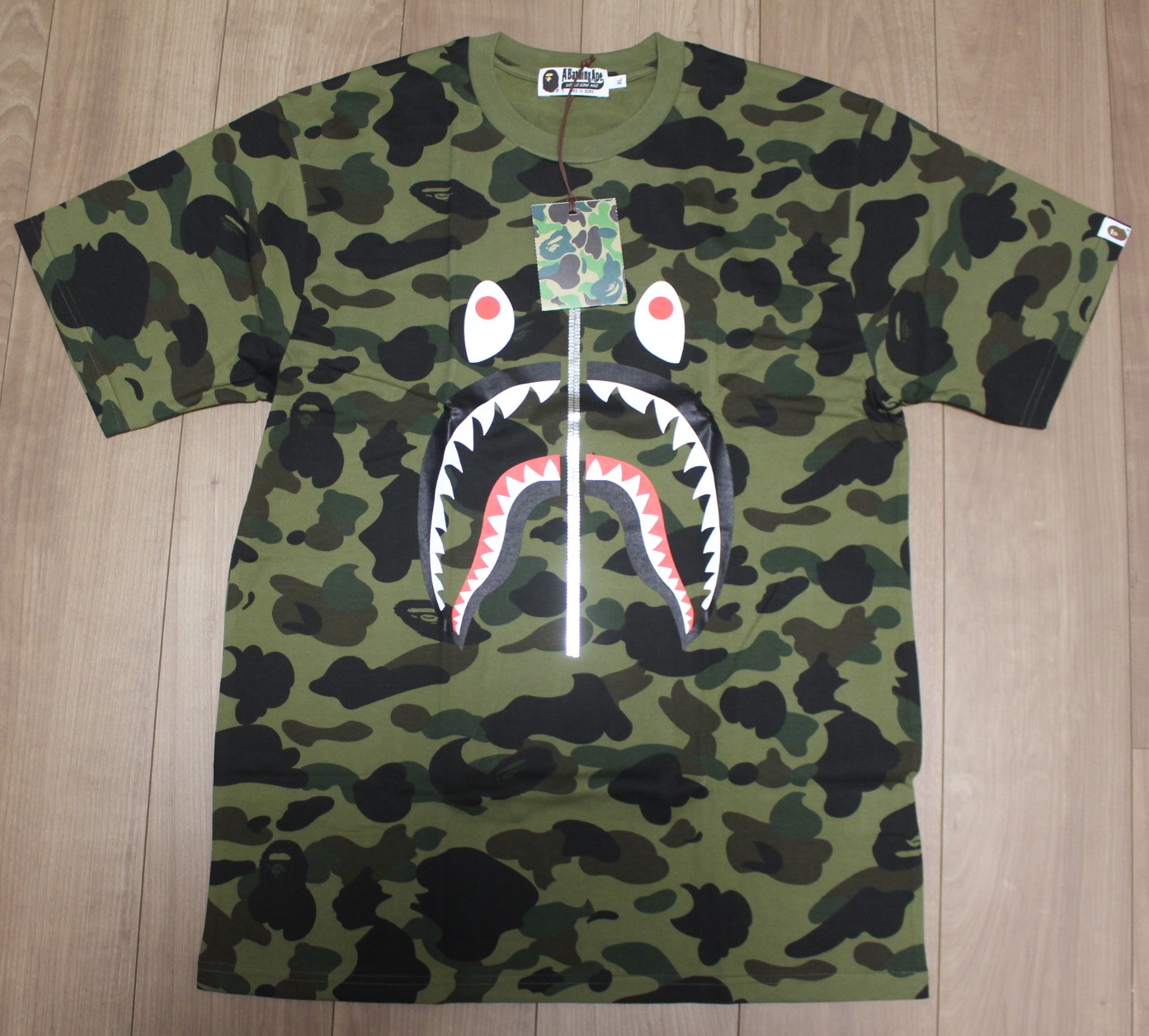 BAPE 1ST CAMO SHARK TEE 1D30-109-002 - Fashionship
