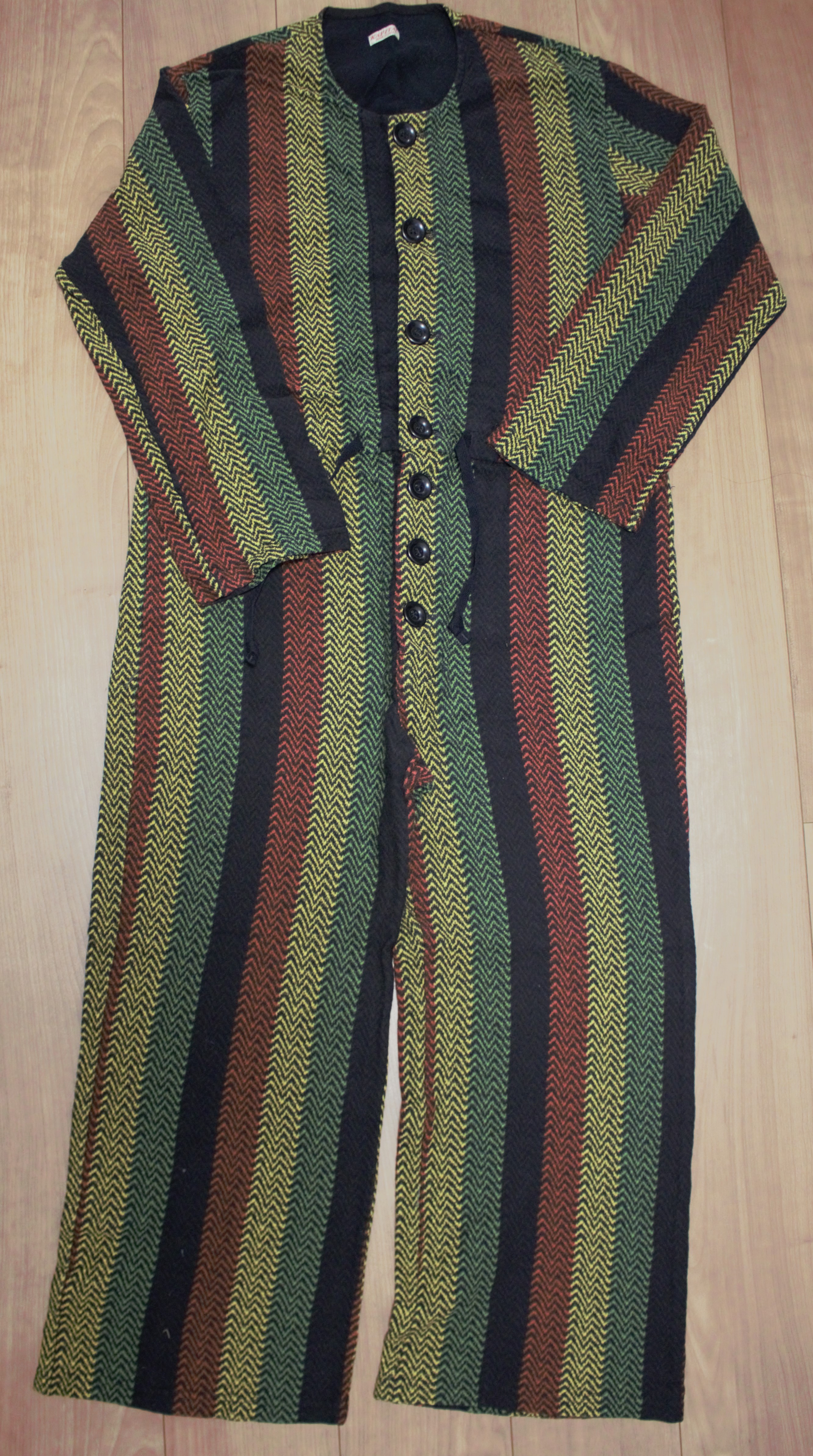 KAPITAL Close-up Tenjiku Rasta Herringbone Pajamas K1904OP105 - Fashionship