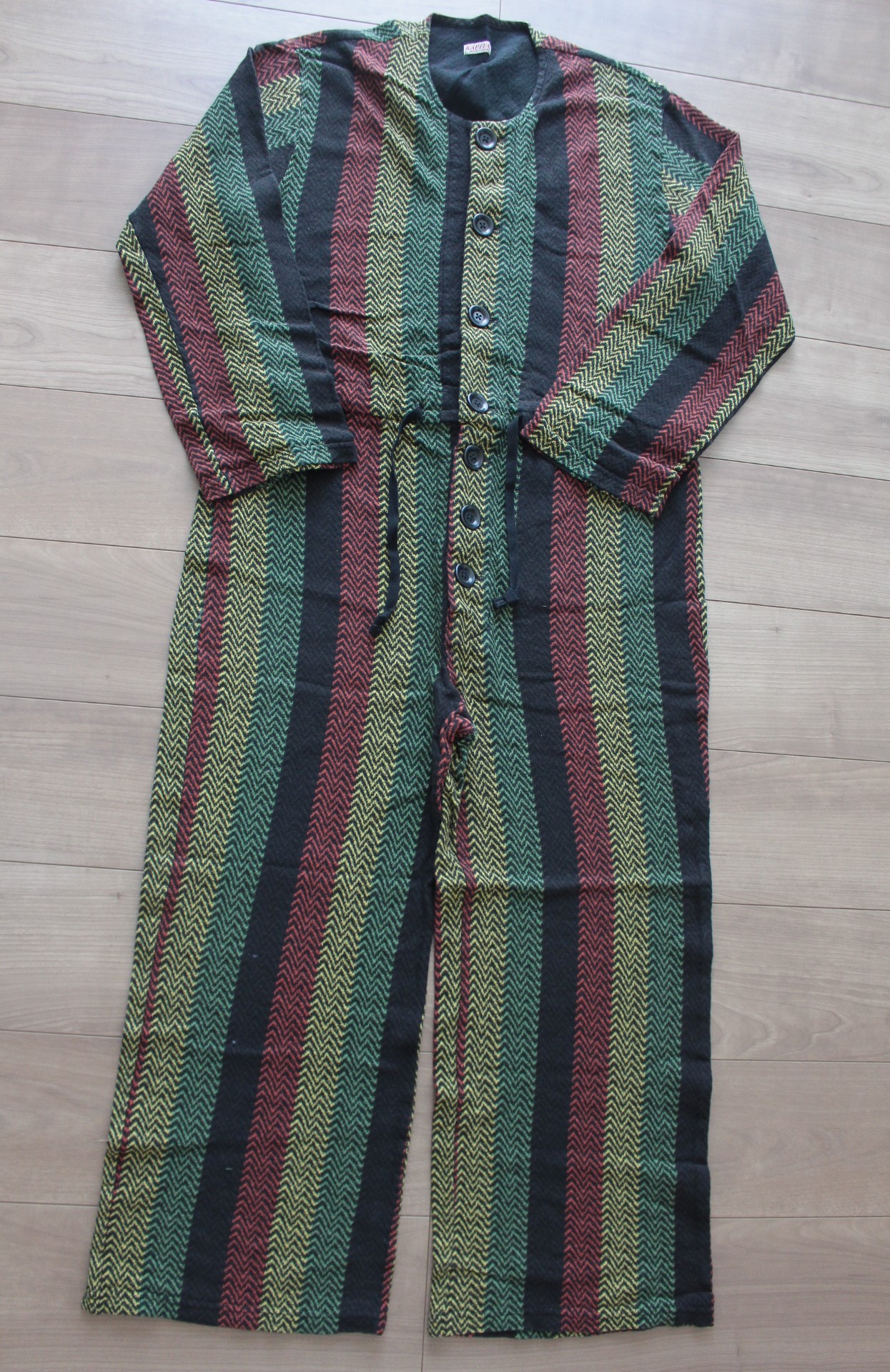 KAPITAL Close-up Tenjiku Rasta Herringbone Pajamas K1904OP105 - Fashionship