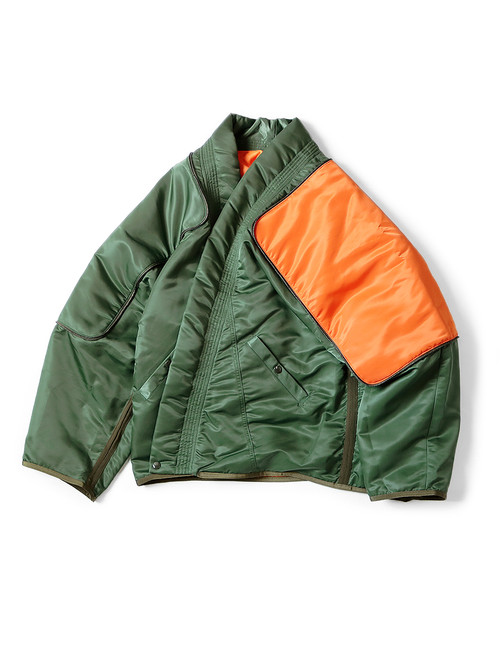 KAPITAL Jacket MA-1 Nylon KESA Sham Bomber JKT