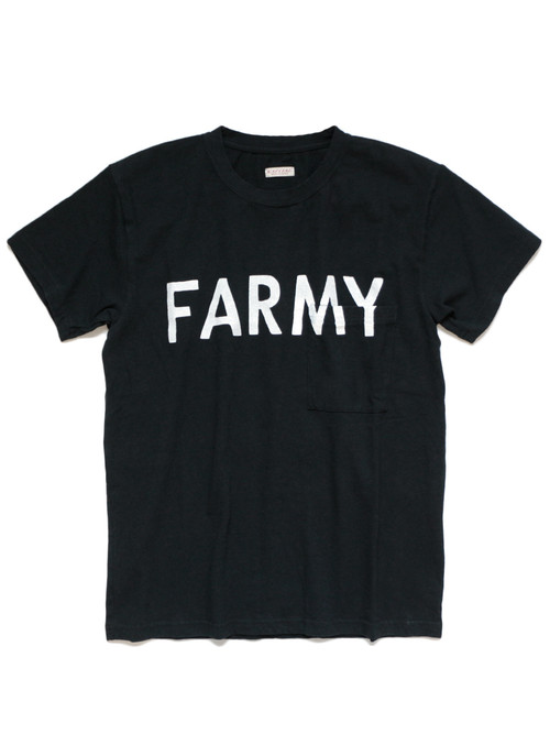 KAPITAL T-Shirt TOP Tengu Crew Poke T (FARMY)