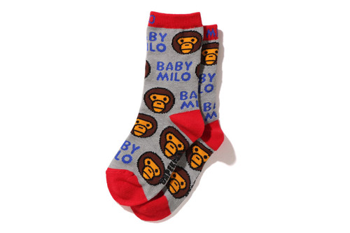 BAPE GOODS BABY MILO PATTERN SOCKS