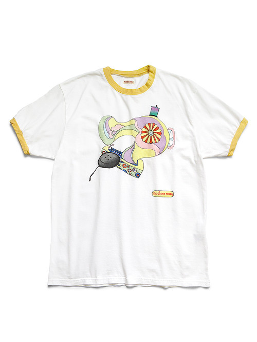 KAPITAL T-Shirt 20/- T-cloth Ringer T (Hippie Sewing Machine MAXpt)