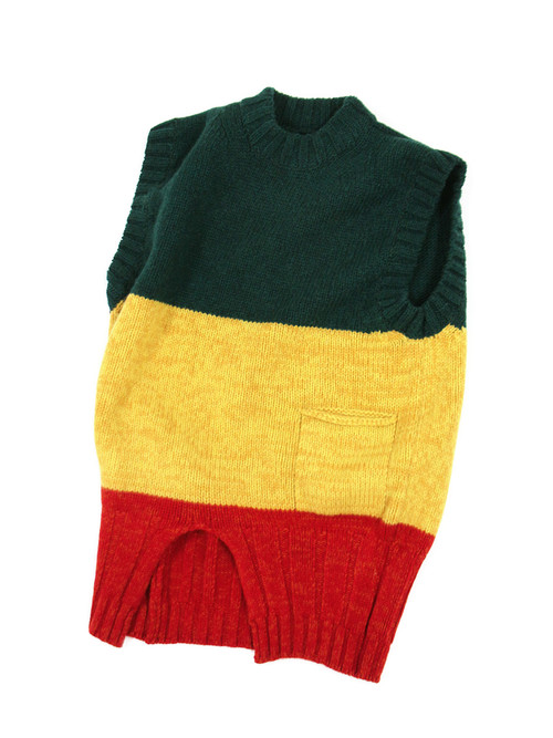 KAPITAL Vest 3G WOOL RASTA VEST