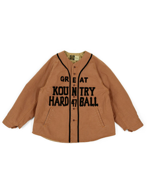 KAPITAL Jacket Canvas x Lining GREAT KOUNTRY Night Game Baseball Shirt
