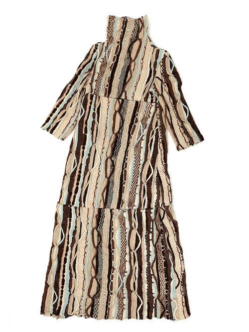 KAPITAL Dress/Jumpsuit 7G Knit GAUDY High Neck Long Dress