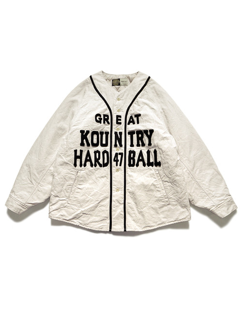 KAPITAL Jacket Cotton Linen Canvas x Lining GREAT KOUNTRY Night Game ...