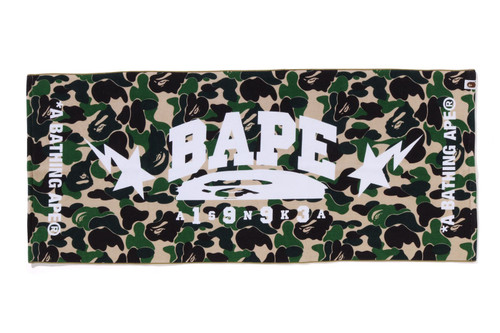 BAPE GOODS ABC CAMO SPORT TOWEL