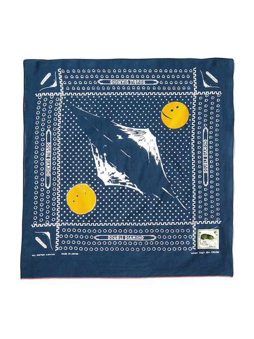 KAPITAL Bandana fastcolor Selvedge Bandana (Kagamifuji PROFILE RAINBOWY)