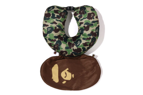 BAPE GOODS ABC CAMO 2WAY APE HEAD NECK PILLOW