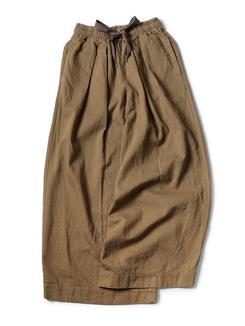 KAPITAL Pants Cotton Linen Twill Rude Baggy Pants