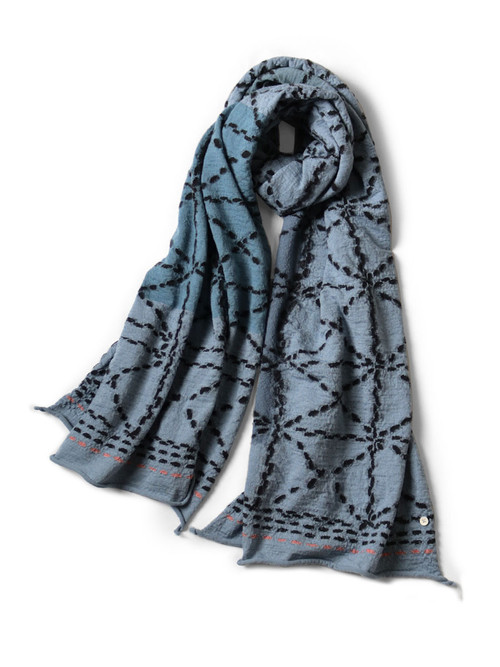 KAPITAL Scarves Felted Wool Sashiko Scarf