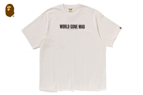 BAPE T-SHIRT SLOGAN RELAXED FIT TEE