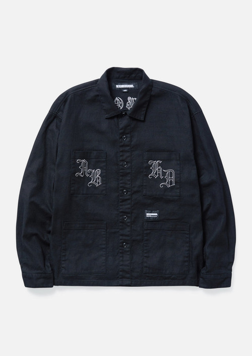NEIGHBORHOOD SHIRTS EMBROIDERY SHIRT LS