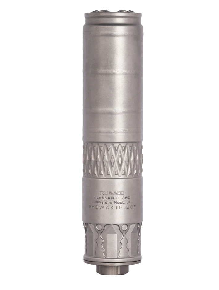 RUGGED ALASKAN 360TI 36CAL BLK SUPPRESSOR