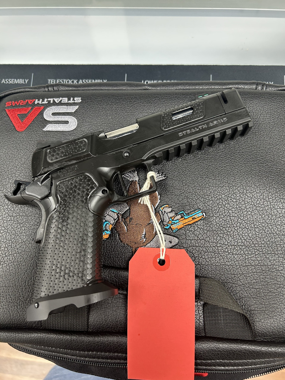 STEALTH ARMS 1911 PLATYPUS 17 6JFT CURVED TRIGGER 9MM OPTICS NOT ...