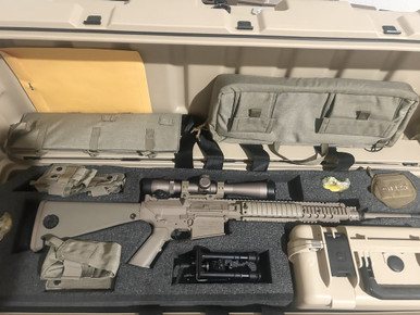 KNIGHTS ARMAMENT M110 SASS WITH M110 SUPPRESSOR DEPLOYMENT KIT, #86 OF 110